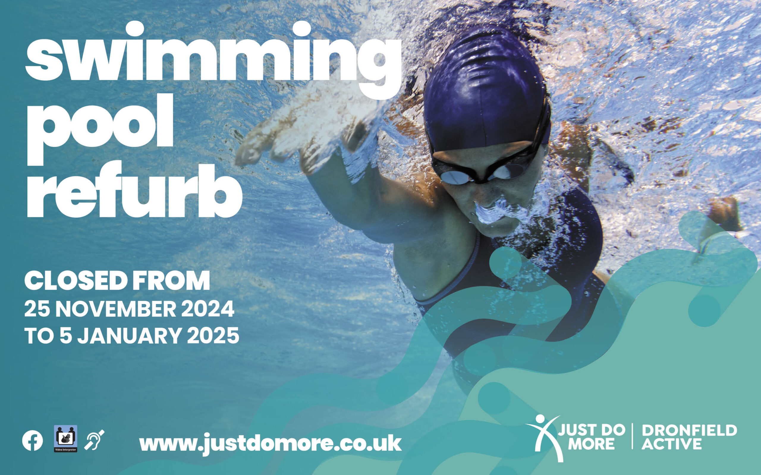 Pool closures Dronfield - Just Do More!